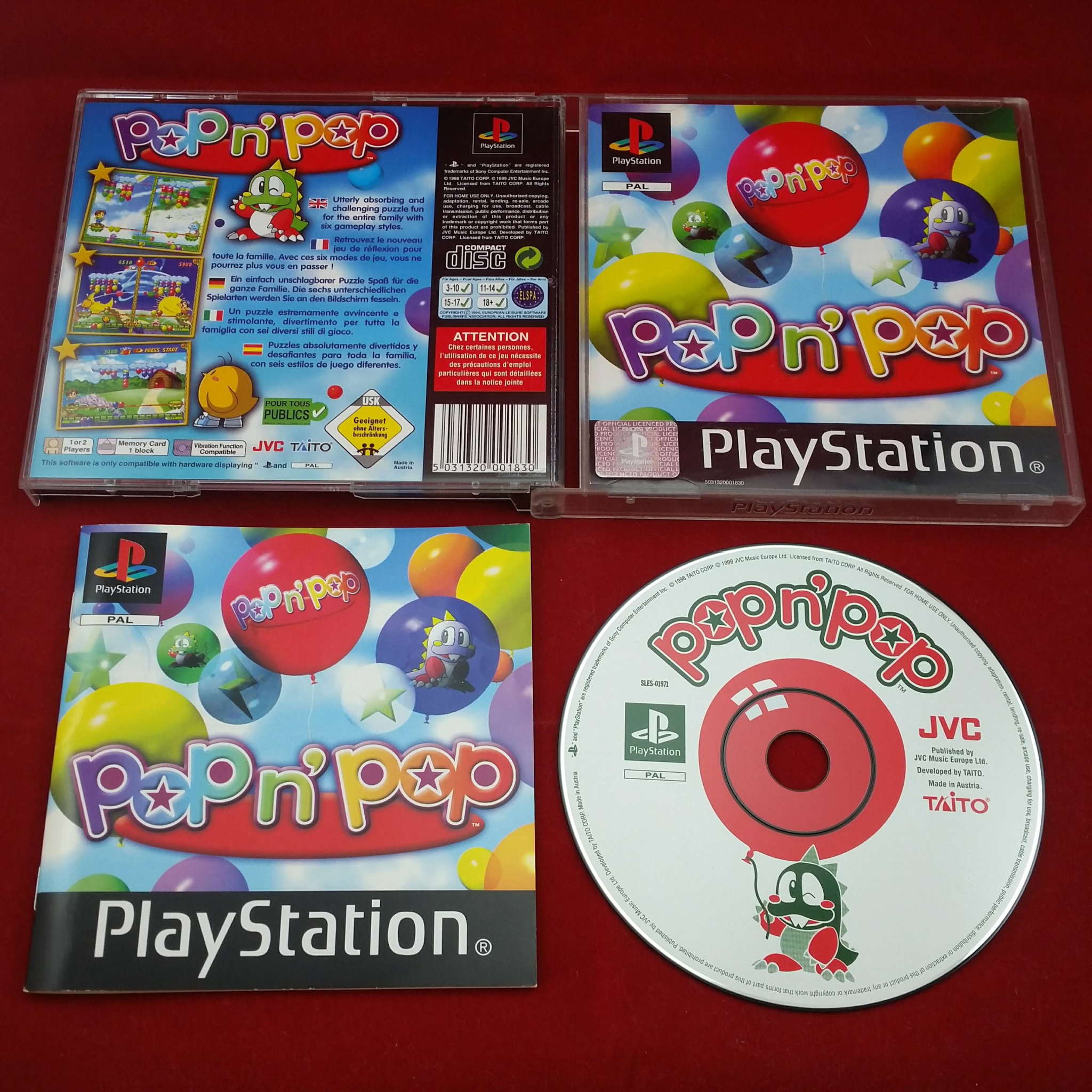 Pop ‘n’ Pop – PSXFANBOY.nz :: PlayStation 1 games and gear for sale.