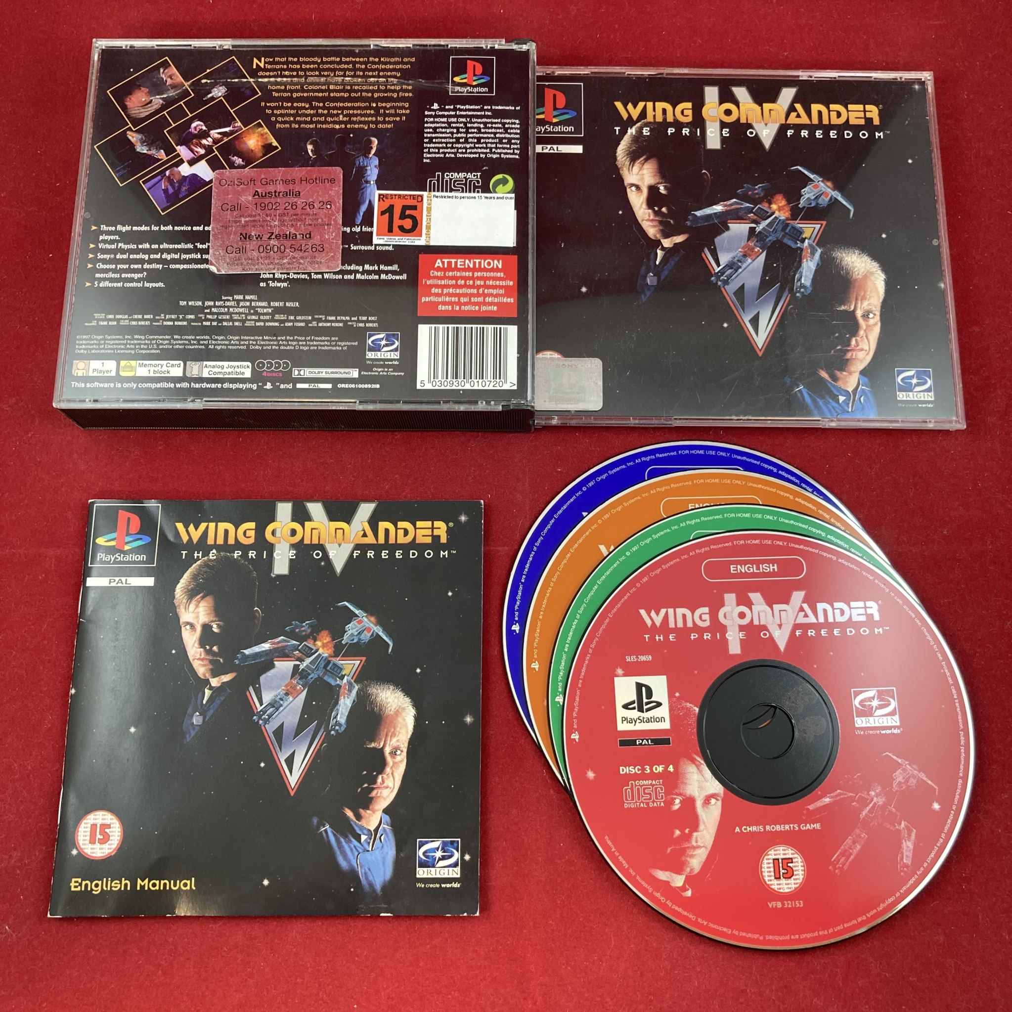 Wing Commander IV – The Price of Freedom – PSXFANBOY.nz :: PlayStation ...